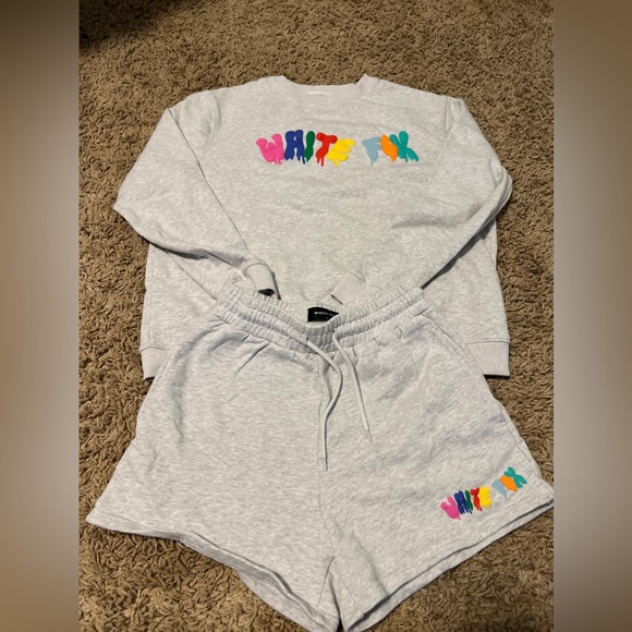 White Fox Boutique | Tops | White Fox Sweat Set | Poshmark